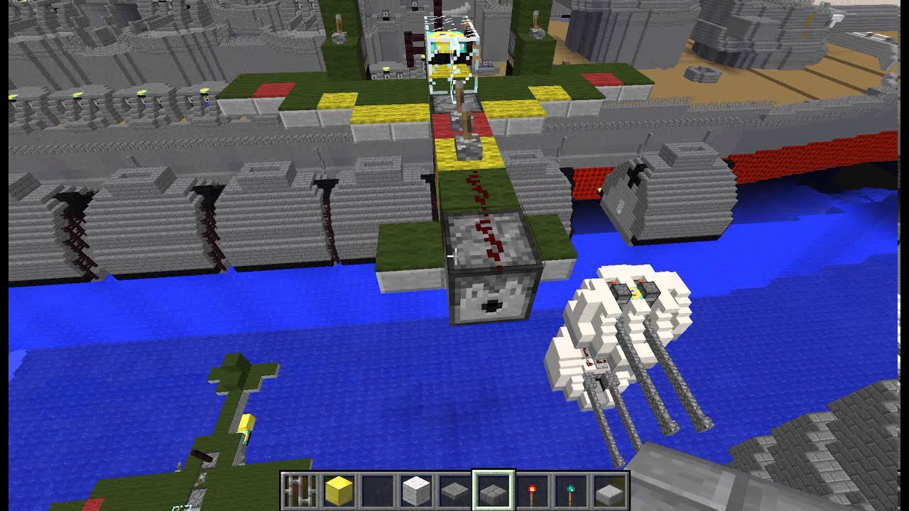 【minecraft】「震電」作ってみた Youtube