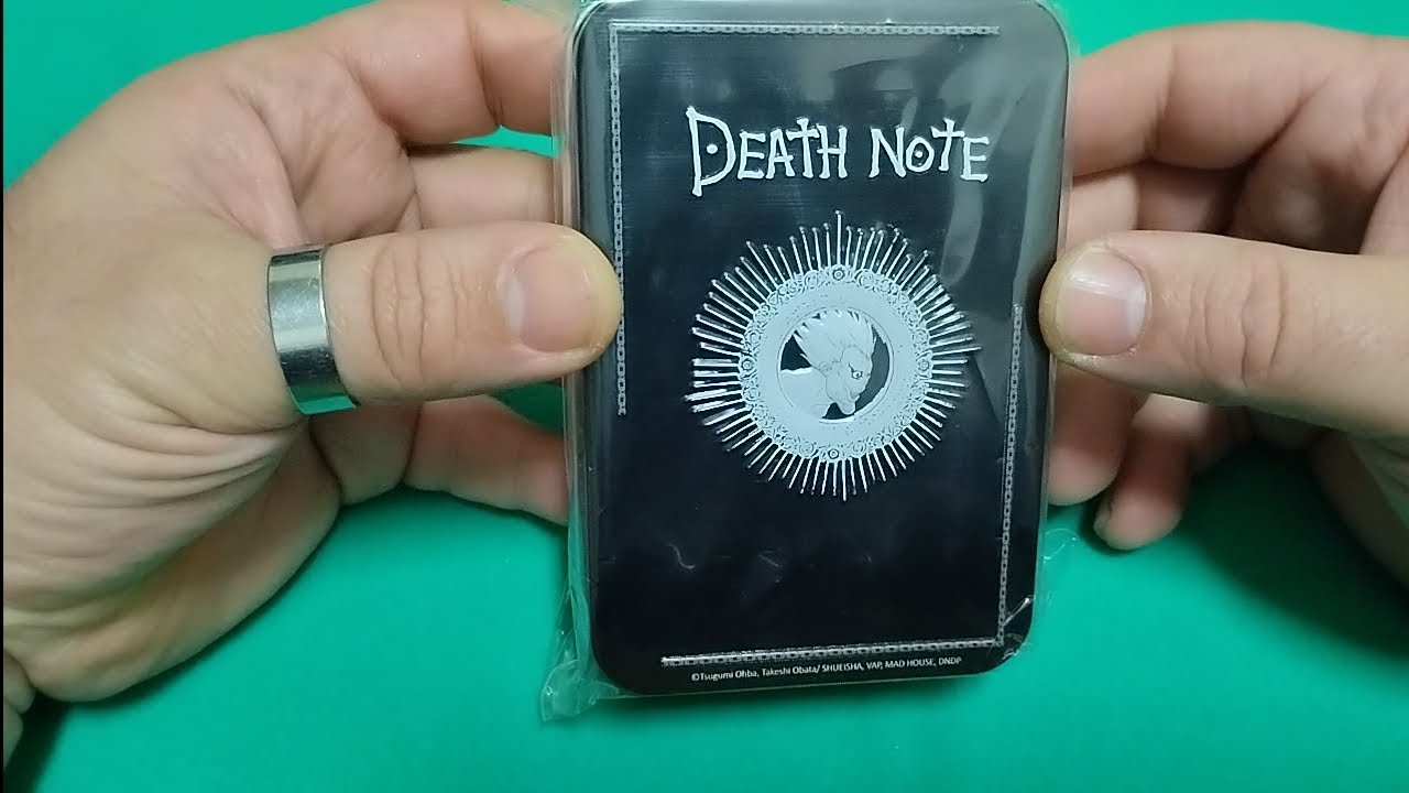 Death Note - Playing Cards - Unboxing PT - YouTube