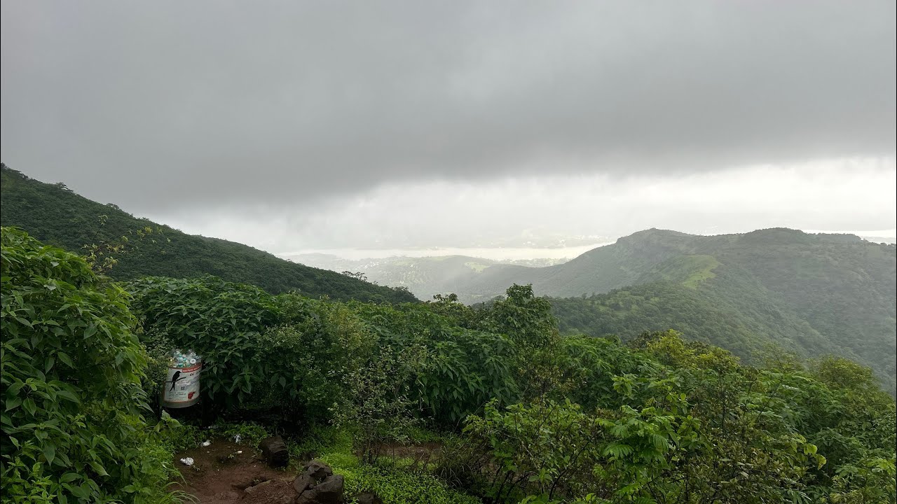 The scenic beauty of pune from a mountain top - YouTube