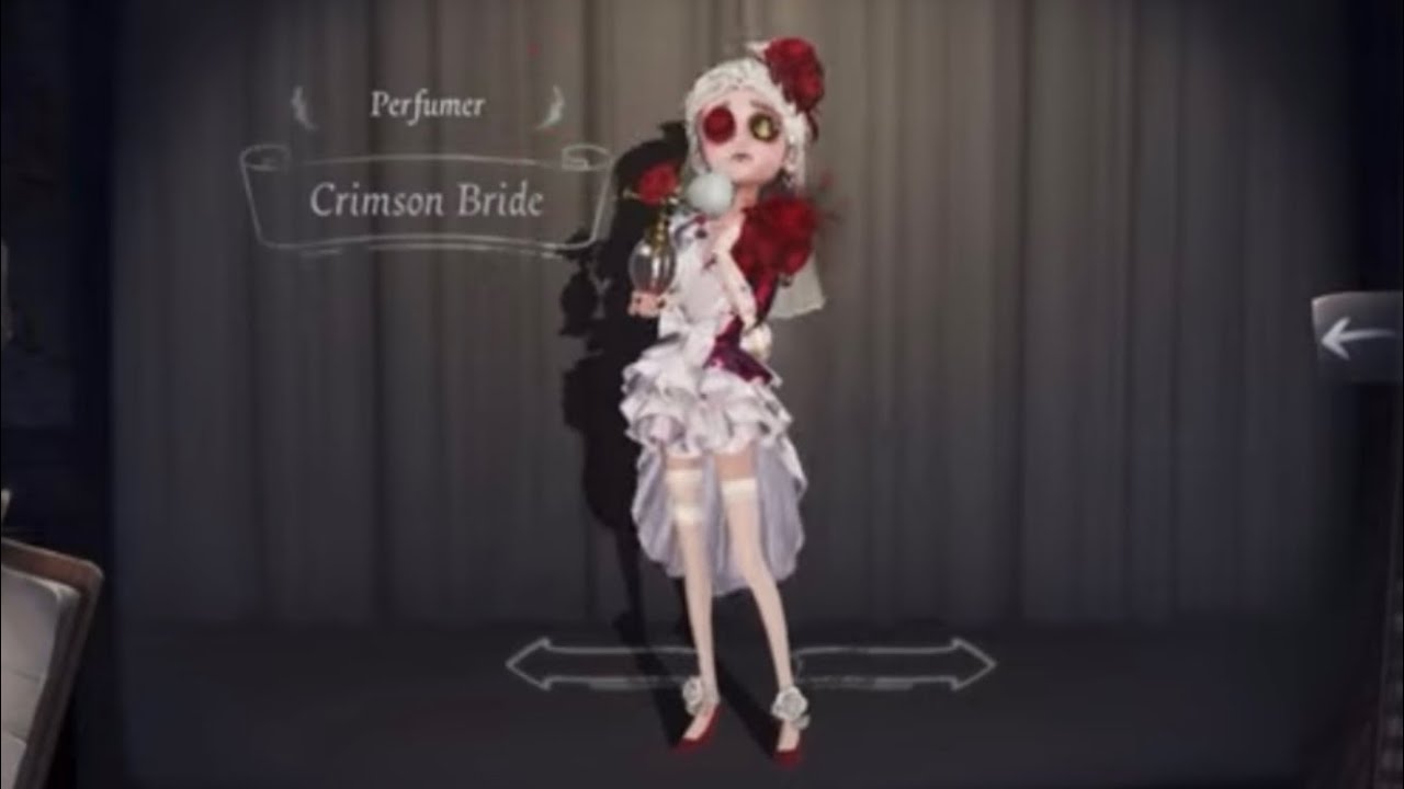 Identity V | Playing with my fav skin!! | Perfumer “Crimson Bride” skin ...