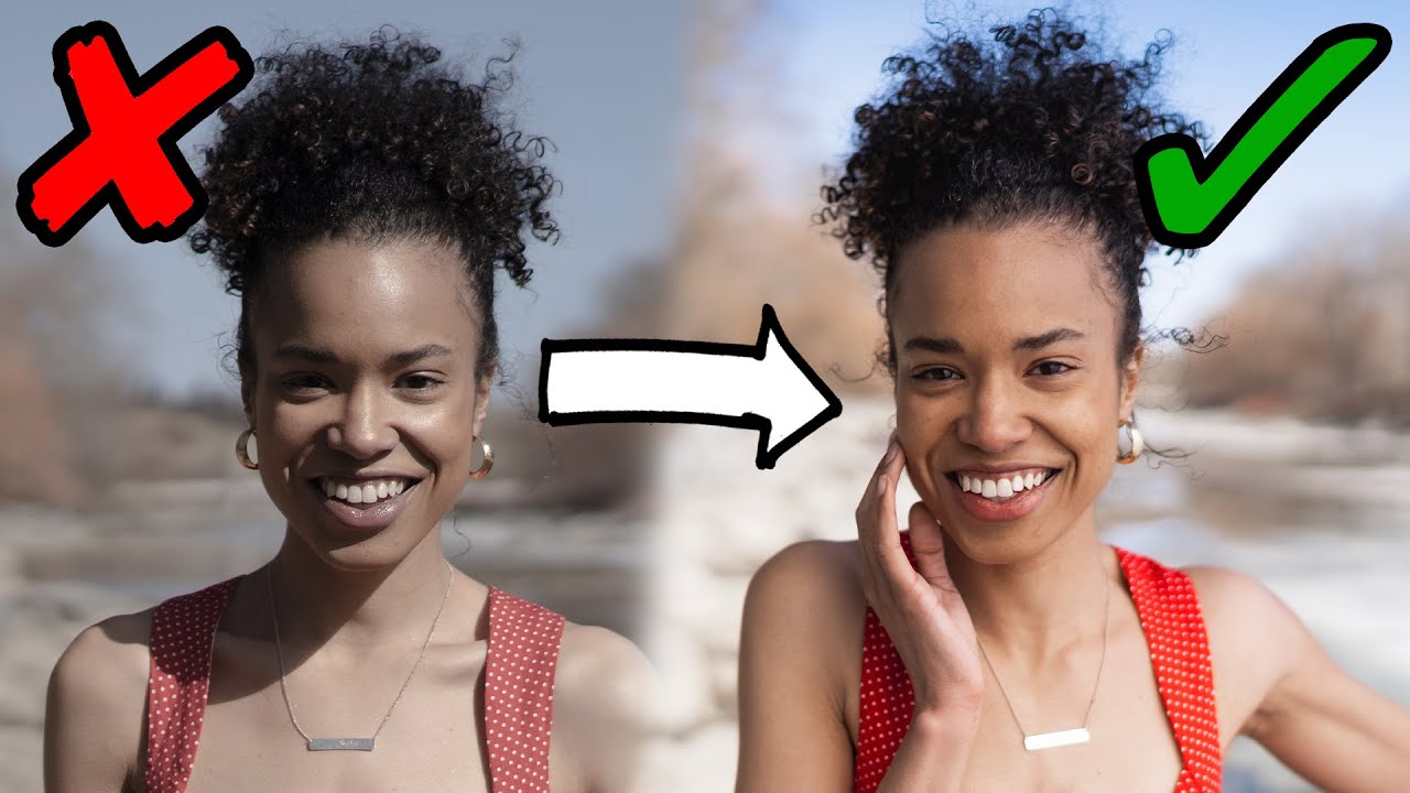 Shooting Portraits in Direct Sunlight (One Piece of Equipment) - YouTube