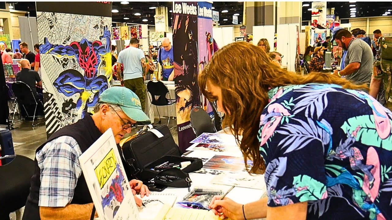 Buying Original Art from World Famous Comic Book Creators at Heroes Con ...