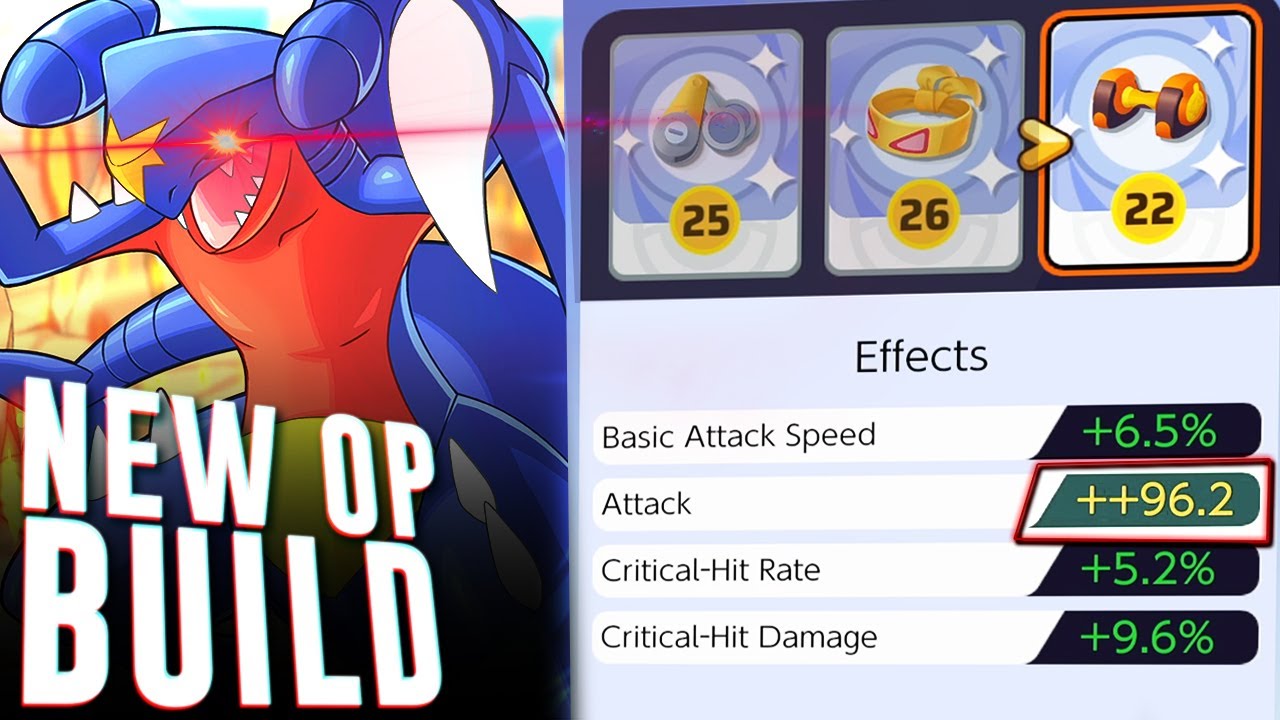 MY NEW FAVORITE BUILD ON GARCHOMP ! ATTACK WEIGHT IS HIDDEN OP LET ME ...