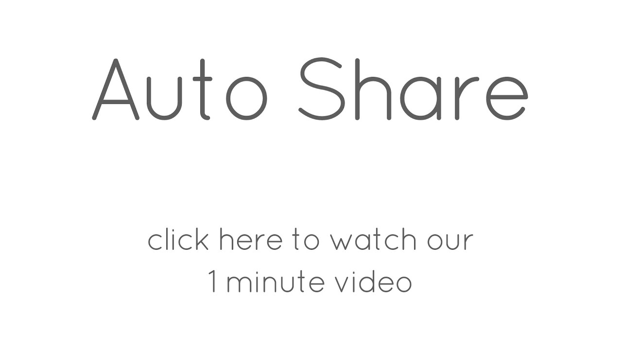 Auto share - YouTube