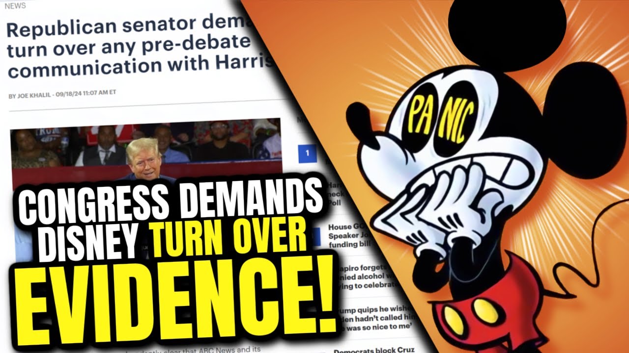 Congress DEMANDS Disney Hand Over Communications: Whistleblower FIASCO ...