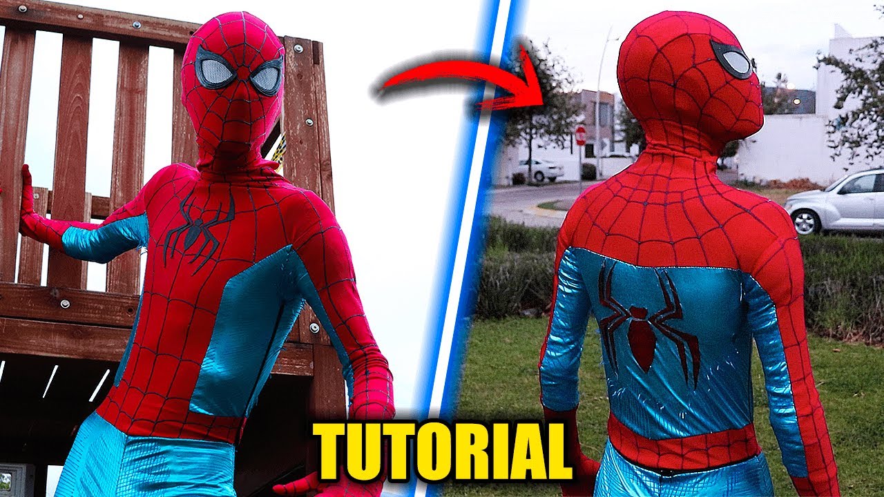 Disfraz De Spiderman Casero Disfraz De Spiderman Para Niños, Traje De