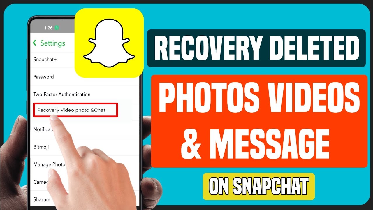 How To Recovery Snapchat video &photo message esay way 2023 - YouTube