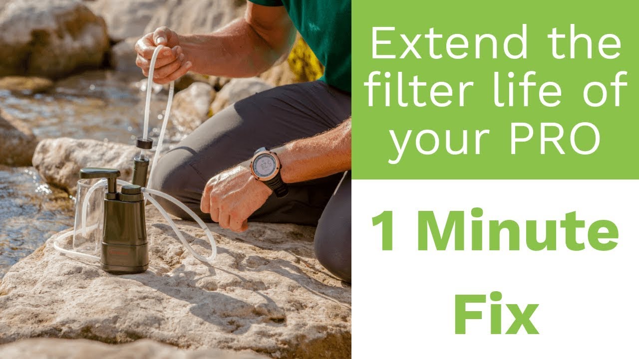 BEST way to extend the filter life of your Survivor Filter PRO - YouTube
