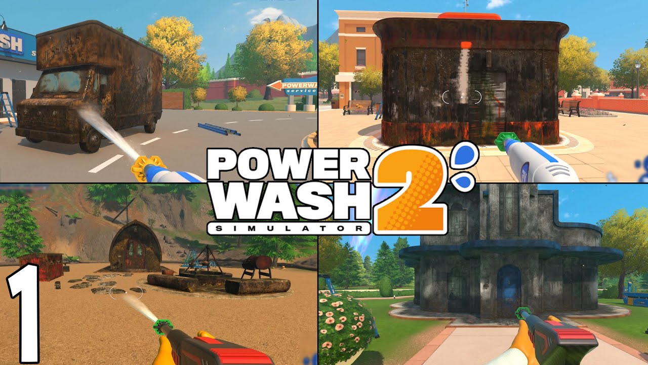 PowerWash Simulator 2 | 1 Removals Van, Public Facility, Campsite, Art ...