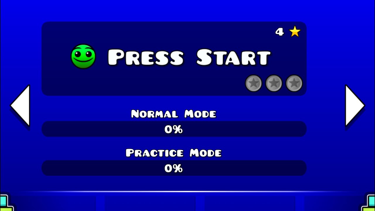 PRESS START (geometry dash) - YouTube