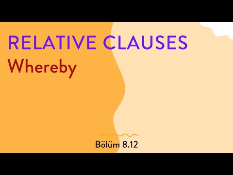 8.12 Relative Clauses - Whereby - YouTube