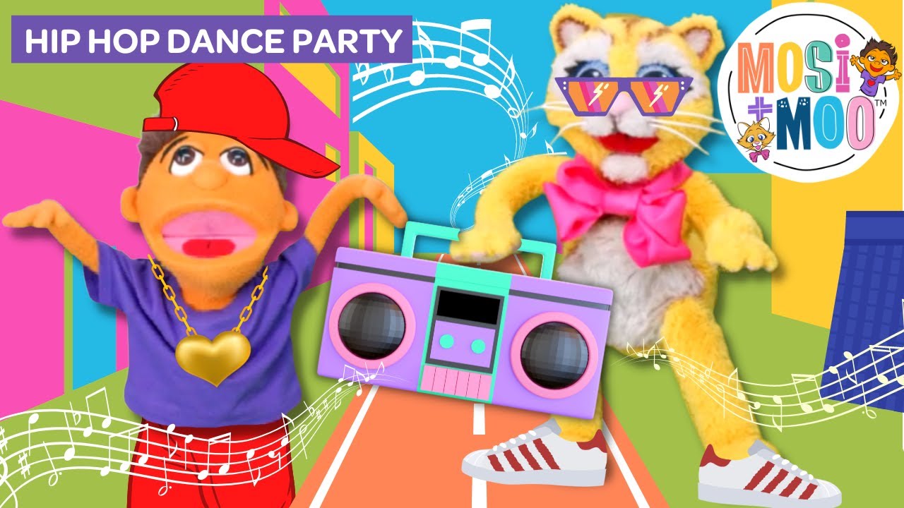 Kids Hip Hop Dance Party | Fun, Educational, Action Video for Preschool ...