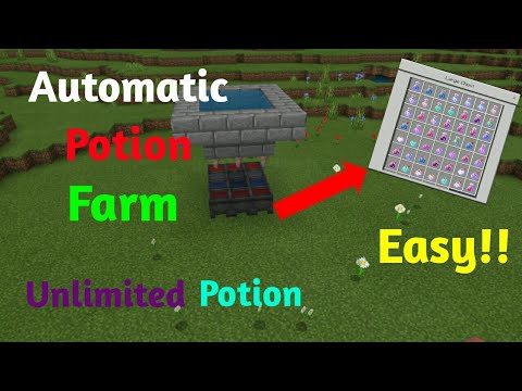 Easy Automatic Infinite Potion Farm 1.18 Minecraft - YouTube
