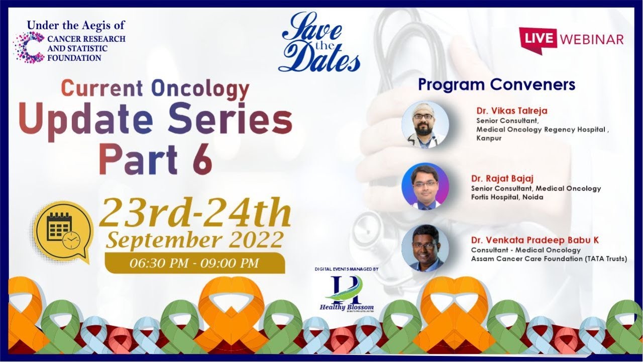 Current Oncology Update Series Part 6 - 23 & 24 Sept - YouTube