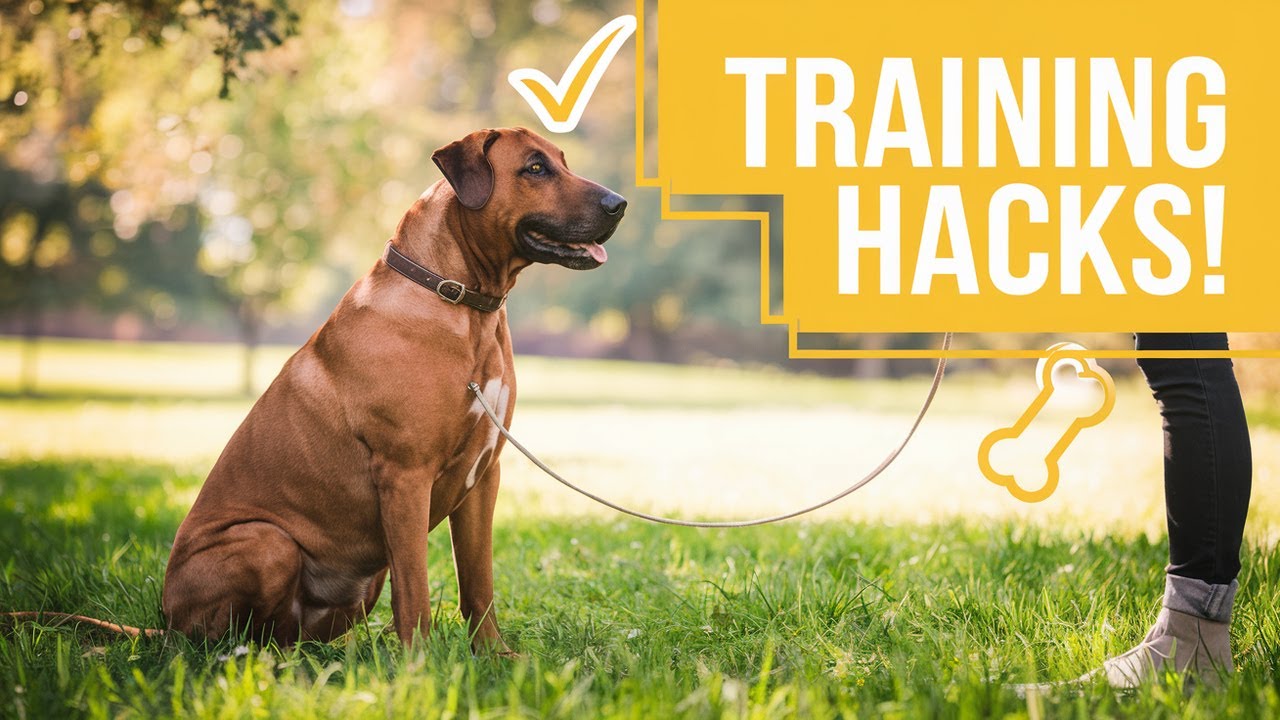 Rhodesian Ridgeback Training Hacks You NEED to Know for Obedience - YouTube