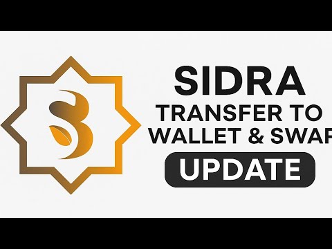 Sidra Chain Transfer To Wallet And Swap Update - YouTube