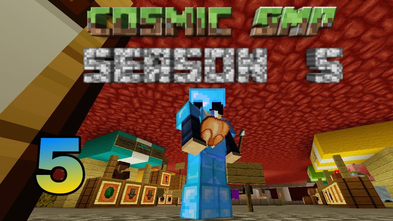 Cosmic SMP #5 - Nether Market Upgrade - YouTube