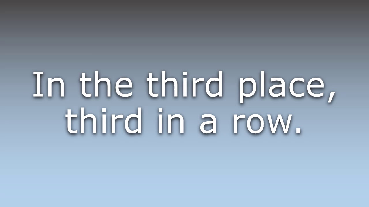 What does Thirdly mean? - YouTube