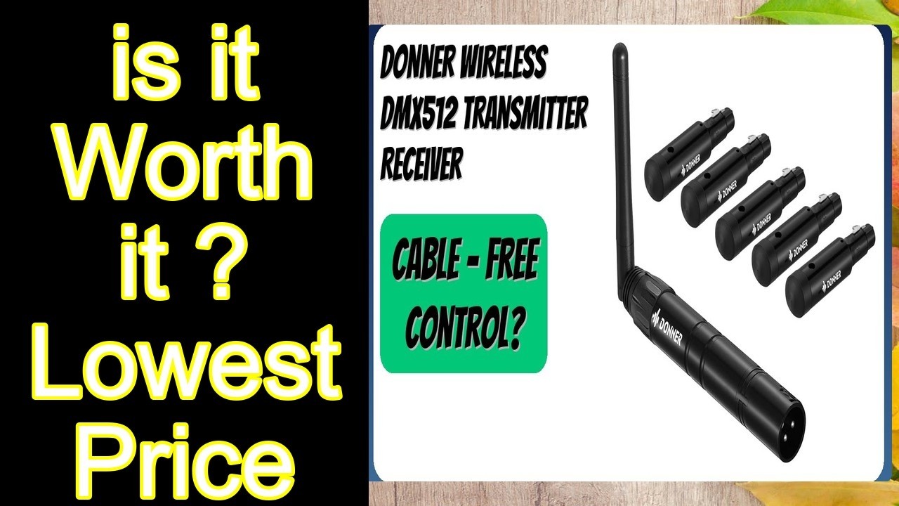 REVIEW Donner Wireless DMX512 Transmitter Receiver Features - Important ...