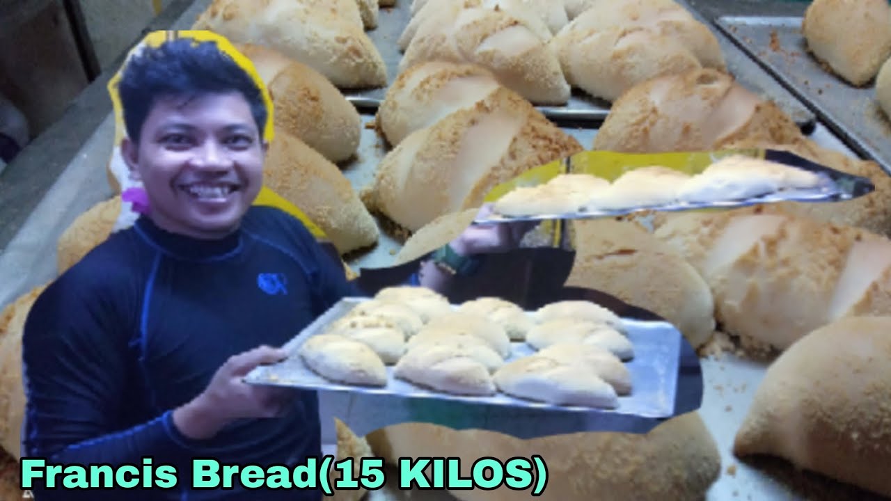 PAANO ANG PAGGAWA NG FRANCIS BREAD(15 KILO RECIPE) - YouTube