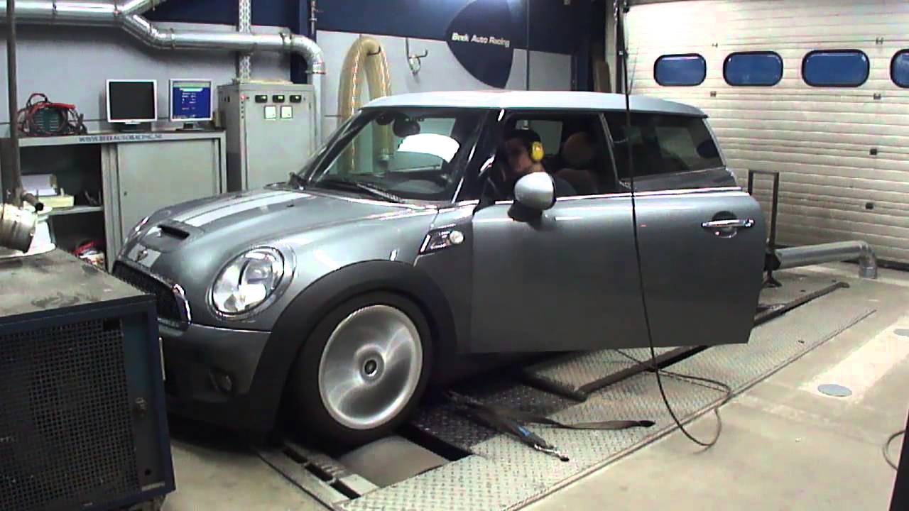 Mini R55 Cooper S with custom software - Dyno Run at Beek Auto Racing ...
