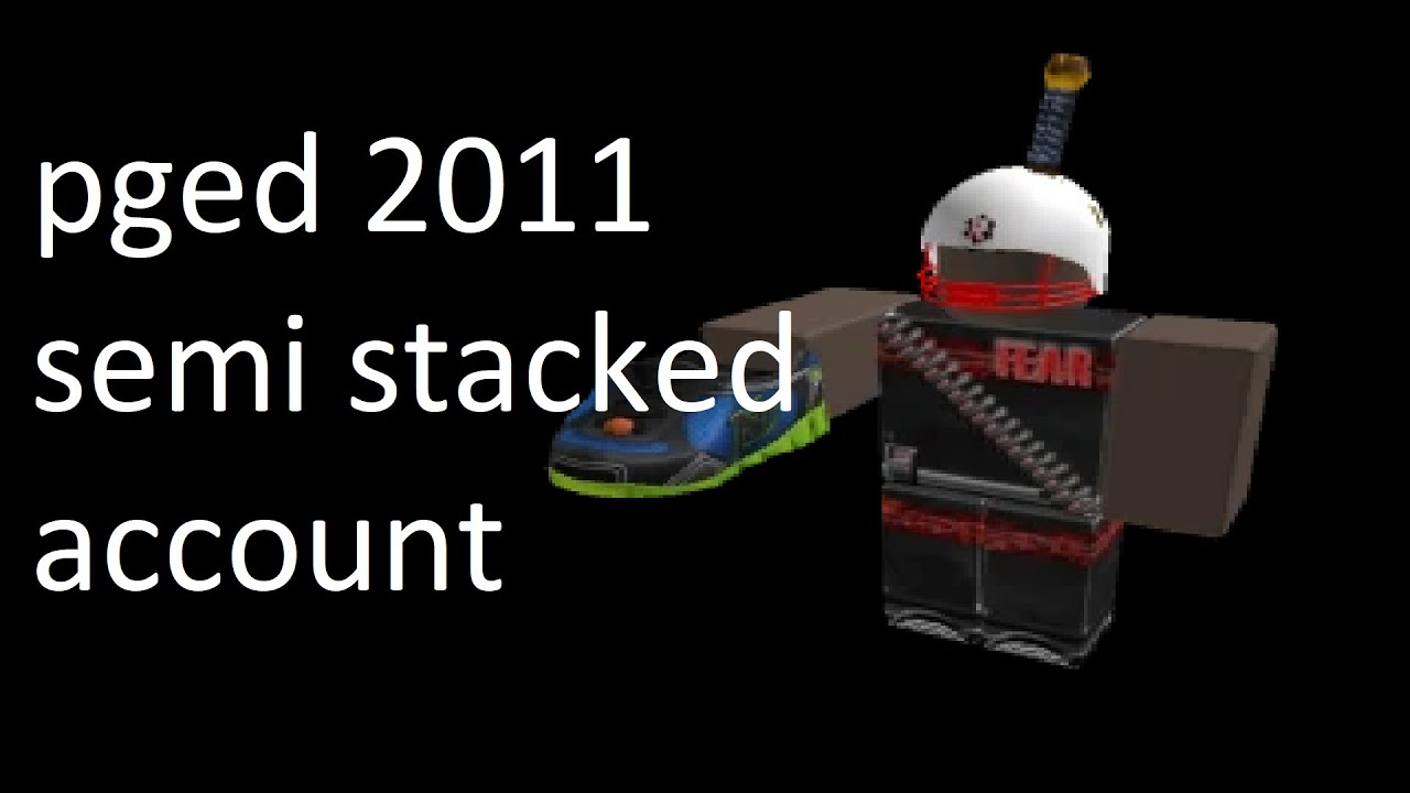 Roblox PGed 2011 2.5k RAP SEMI STACKED account - YouTube