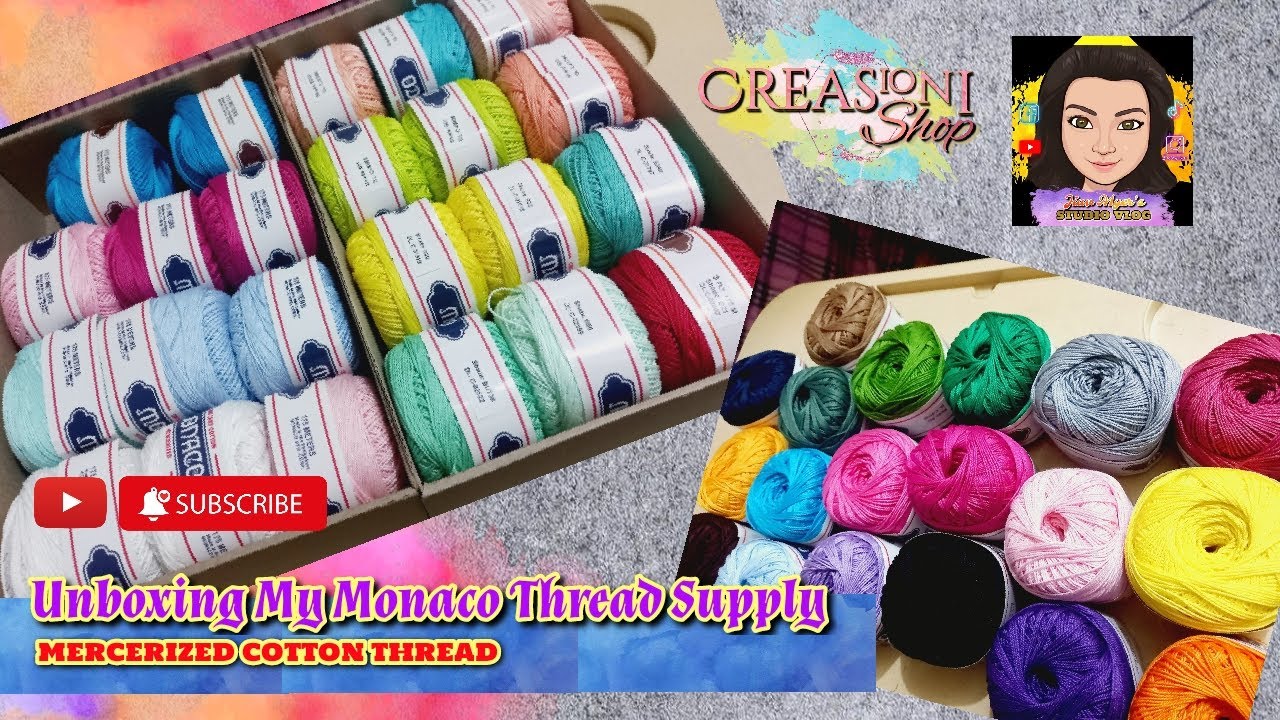 Unboxing my monaco thread supply - YouTube