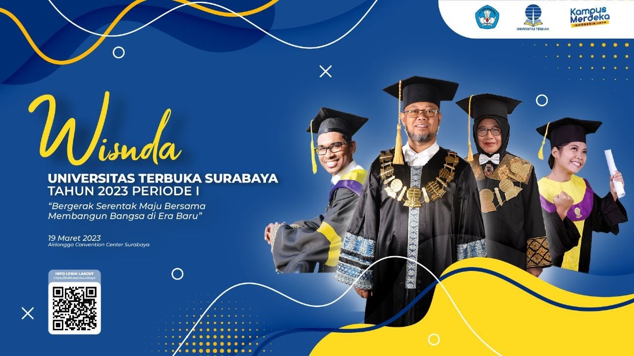 Wisuda Universitas Terbuka Surabaya Periode 1 Tahun 2023 - YouTube