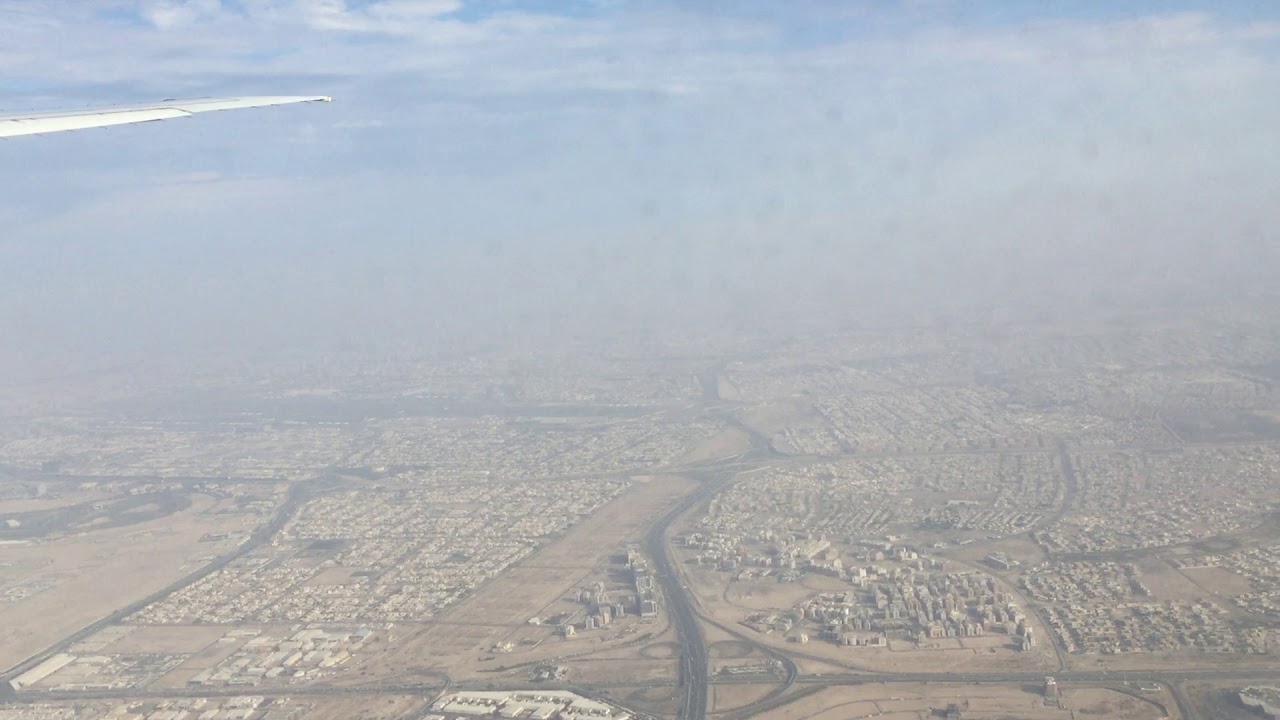 Flying over Dubai Emirates Flight 237 to Boston - YouTube