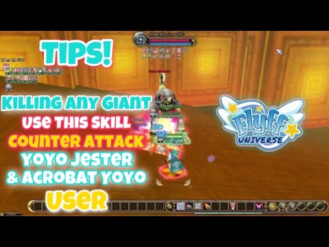 Flyff Universe - Jester Kill Giant Glaphan Solo - How To Counter AoE ...