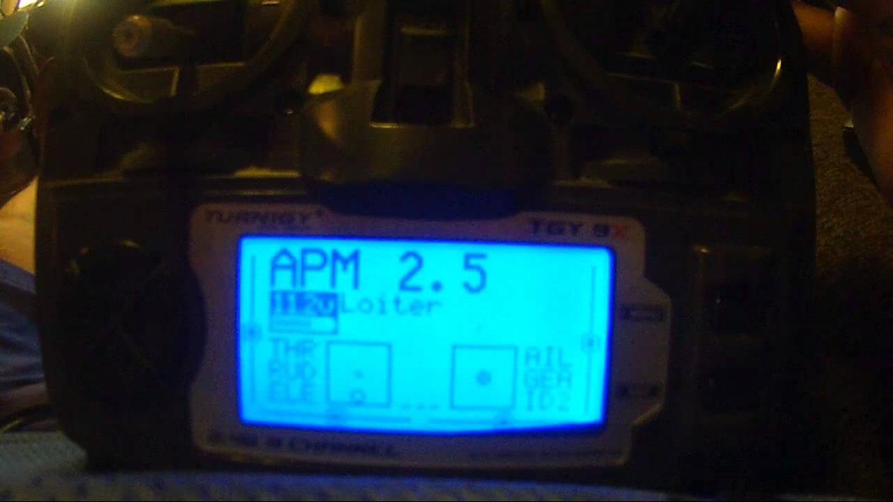 Turnigy 9X with openTX set up for RCtimer Aurduflyer 2.5 - YouTube