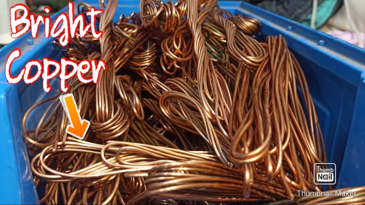 cleaning wire for Bright Copper... - YouTube