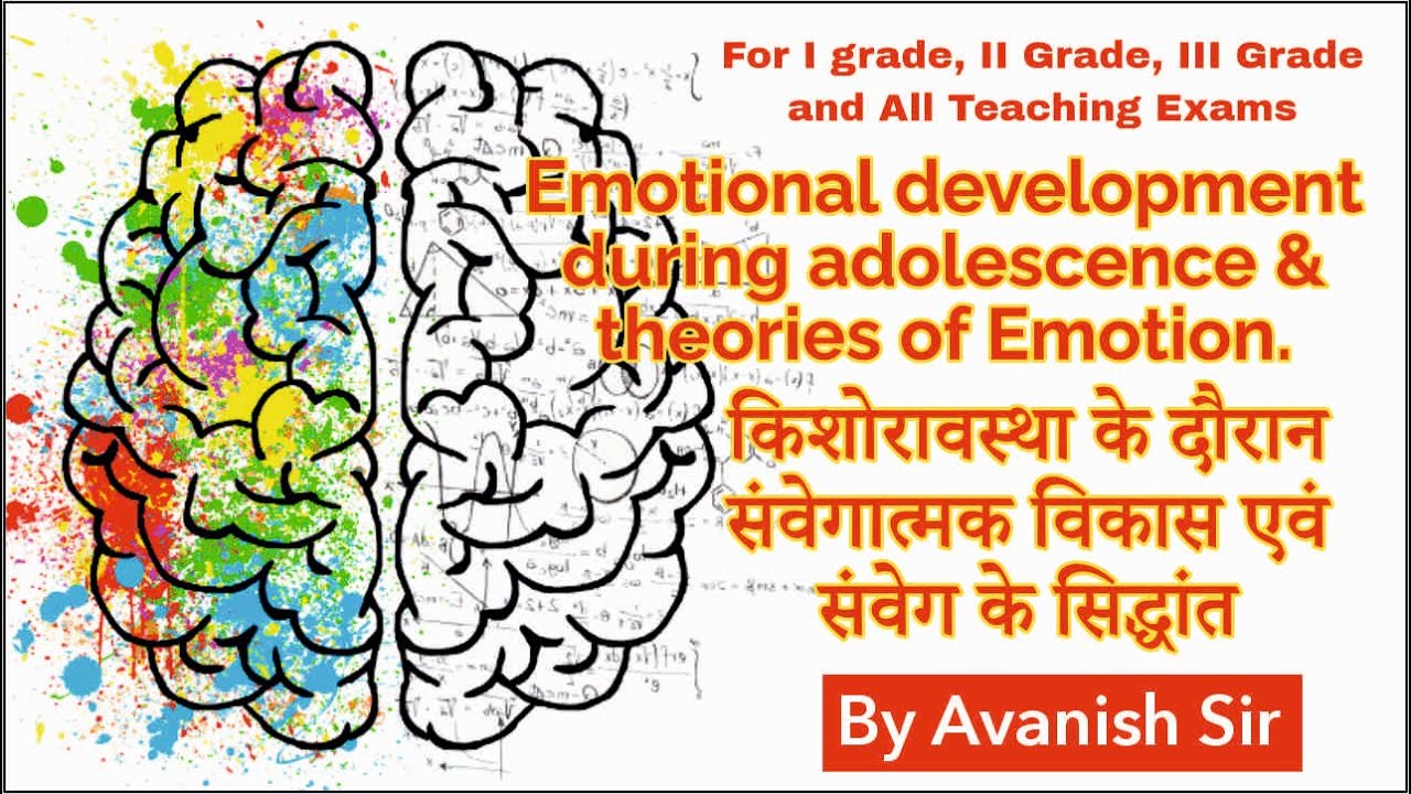 Emotional development during adolescence and theories of Emotion | By ...
