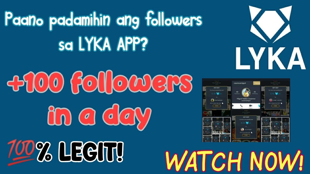 PAANO DUMAMI ANG FOLLOWERS SA LYKA APP? | HOW TO GAIN LYKA GEMS? + Gems ...