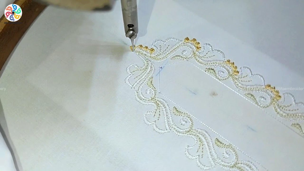 Gala Embroidery Design - ITA Embroidery #embroidery #gala - YouTube