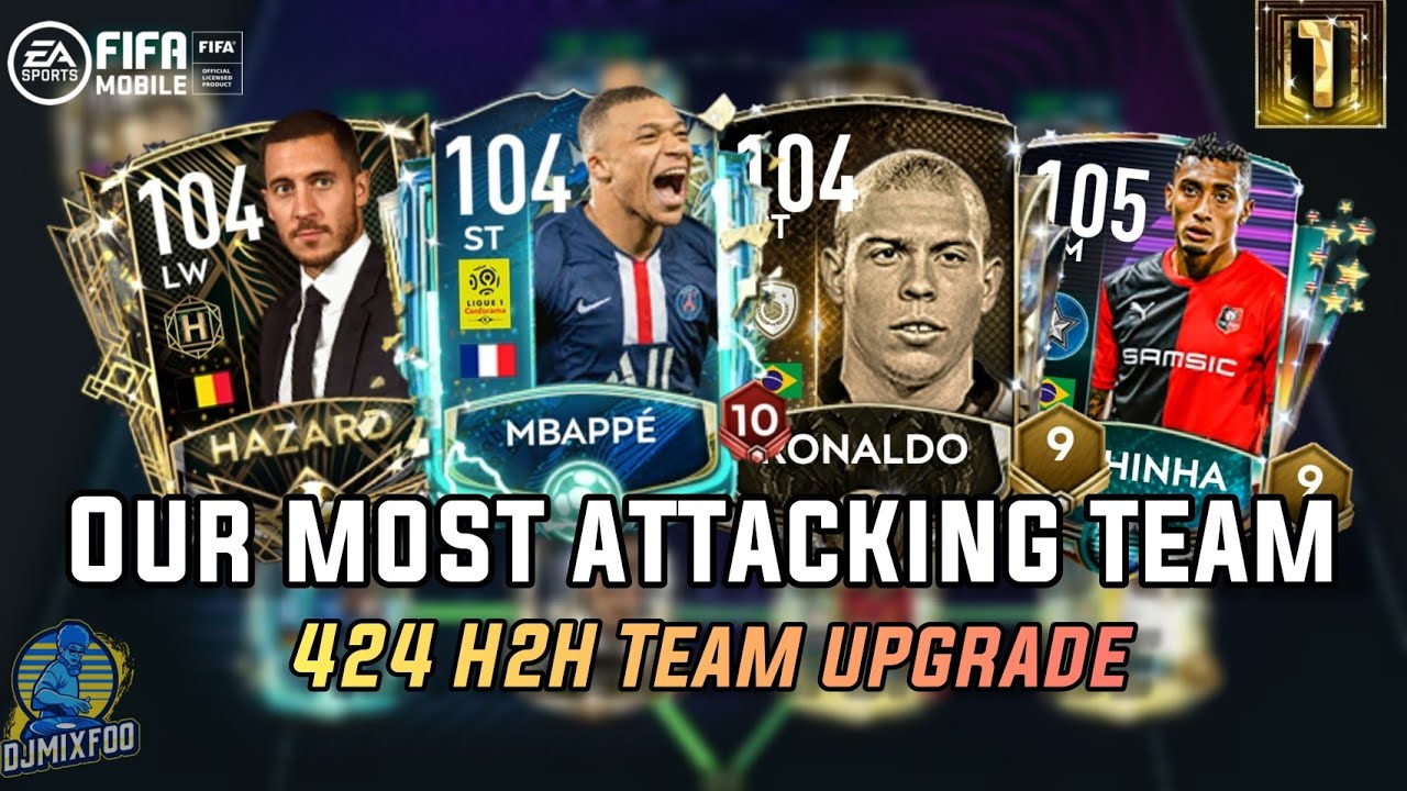 NEW 424 H2H TEAM UPGRADE | OUR STRONGEST ATTACKING TEAM FOR H2H IN FIFA ...