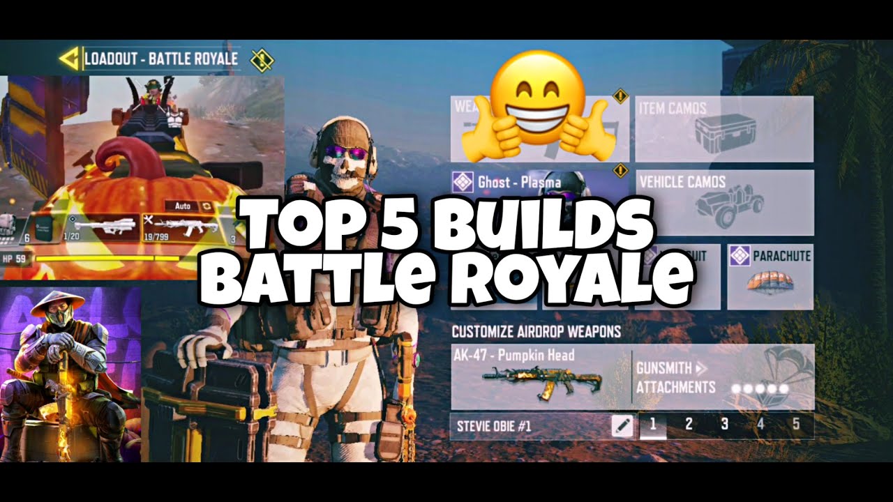 BR Top 5 Custom Gunsmith Builds | Legendary Battle Royale Player Since ...