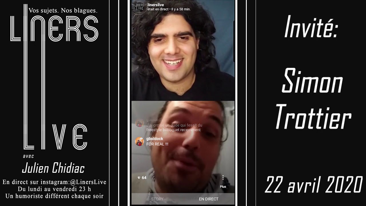 #24 - Simon Trottier - Liners Live avec Julien Chidiac - YouTube