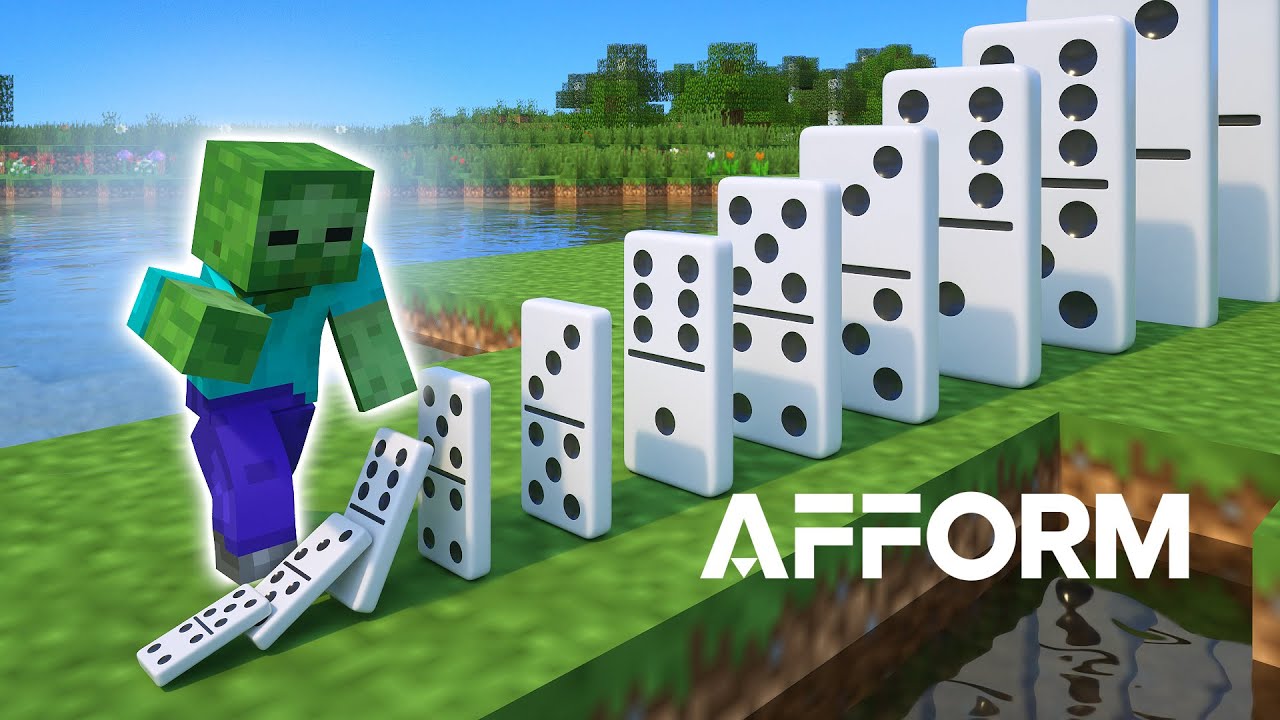Minecraft & Domino - YouTube