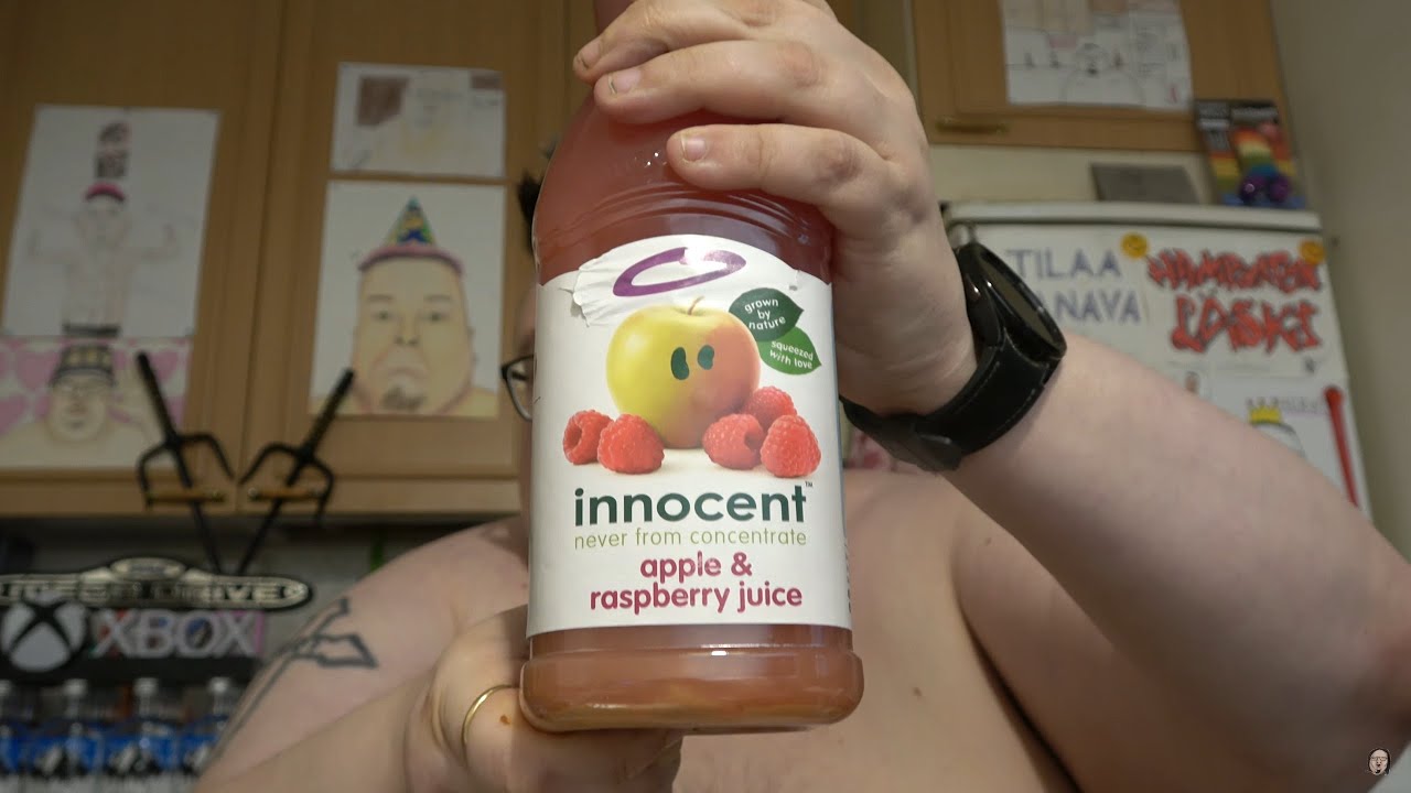 Juomatesti: Innocent Apple & Raspberry Juice - YouTube