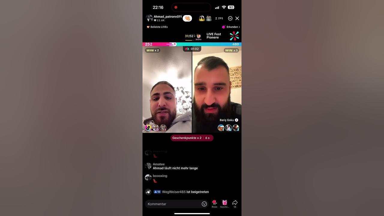 AHMAD PATRON WAR LIVE UND SCHIEẞT HART GEGEN VOLOBABO UND MACHT MASKARA AUF IHN OMG OB DAS GUT ...