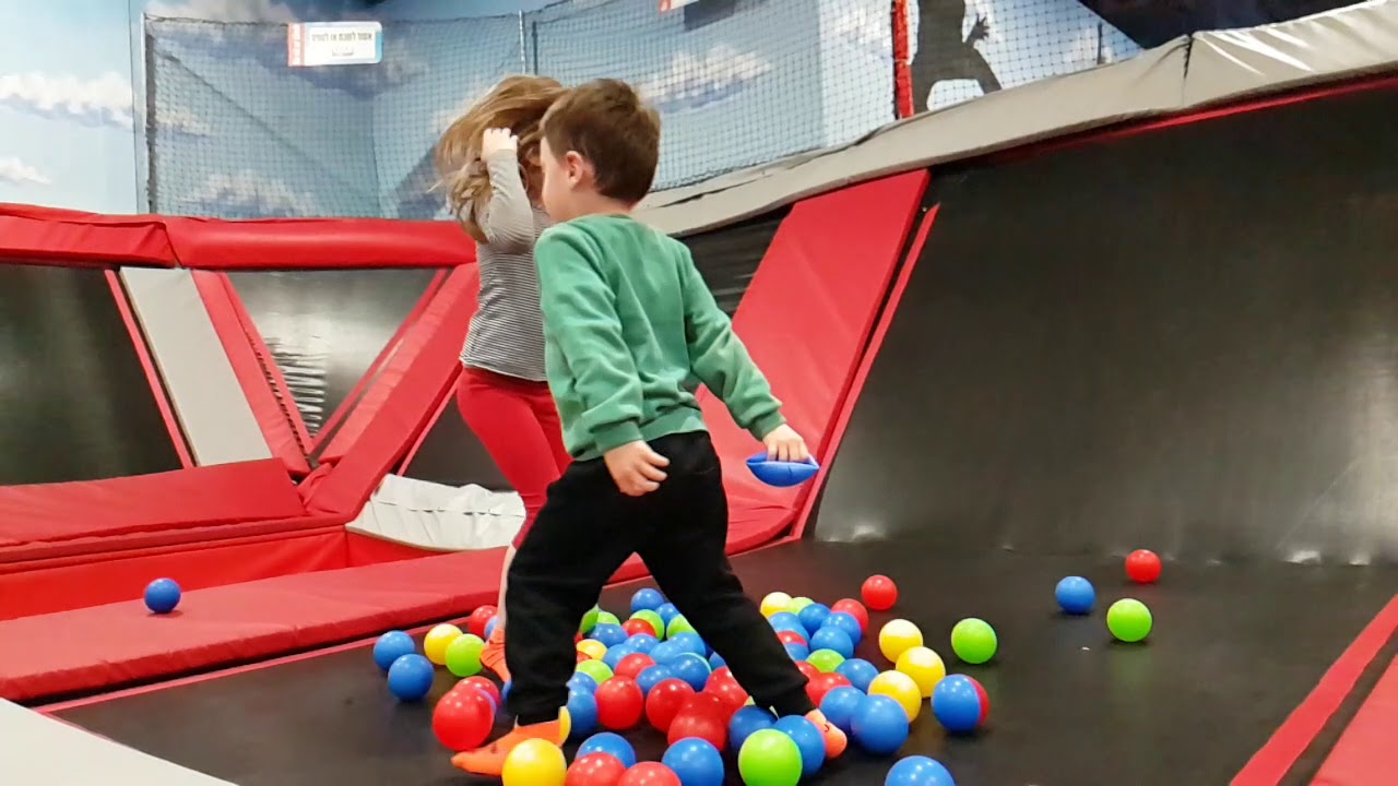 Ball trampoline - YouTube