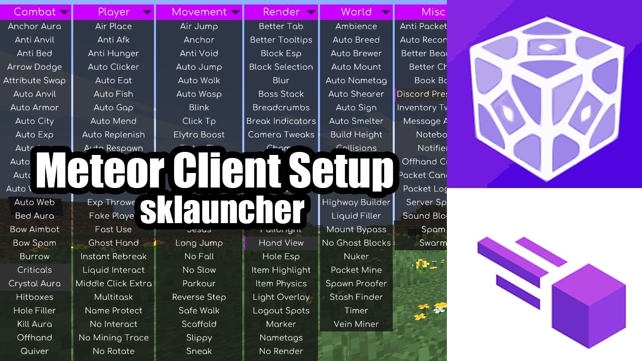 How to Install the Meteor Client in SKlauncher (Full Guide 2026) - YouTube