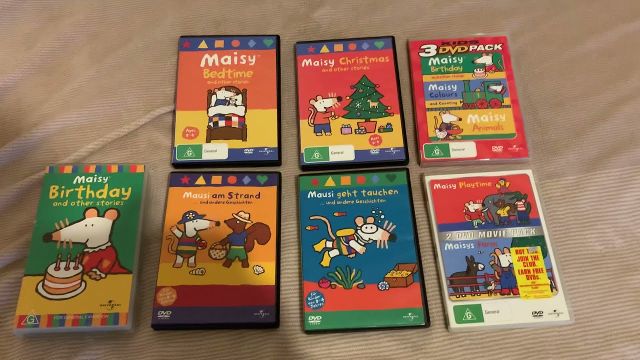 My Maisy VHS And DVD Collection - YouTube