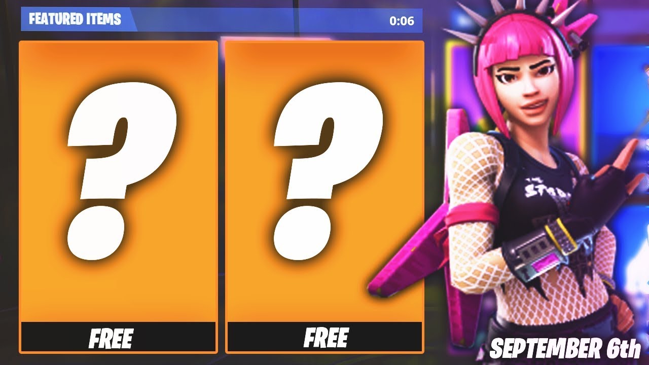 FORTNITE Item Shop SEPTEMBER 6th COUNTDOWN! POWER CORD SKIN Today ...