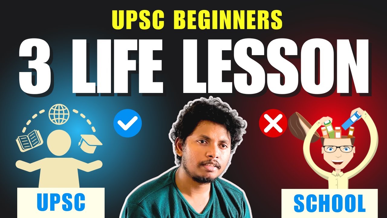 3 Life Lessons for UPSC Beginners 🔥 🚀 | 🏆 CSE Strategy 2026 | 📚 UPSC ...