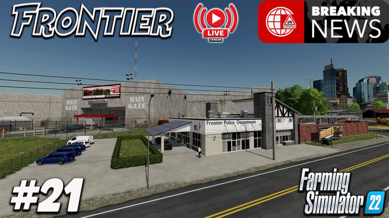 FRONTIER (LIVE!) | #21 | FS22 | THE FINAL FRONTIER! | Farming Simulator ...
