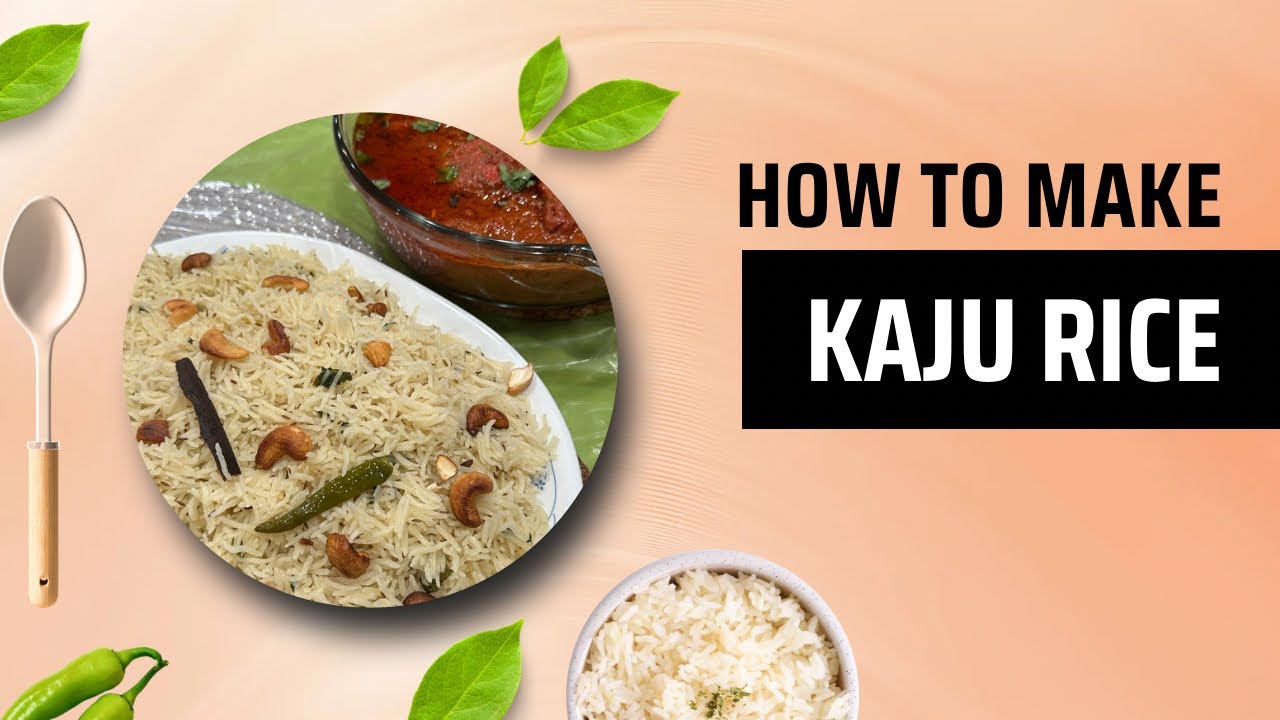 Quick and Easy Kaju Rice Recipe | Ready in few minutes | Cashew Rice ...