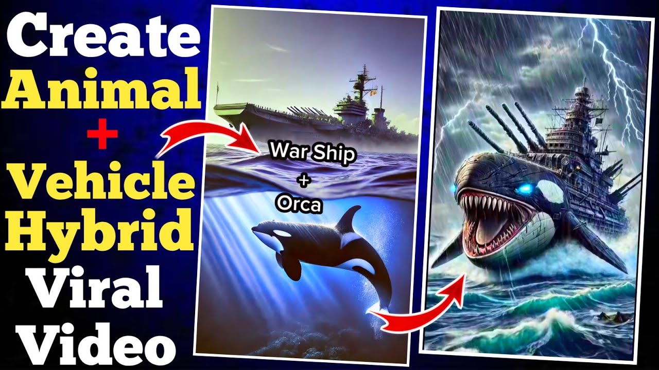 How to create viral AI hybrid animal videos || ai hybrid animal video ...