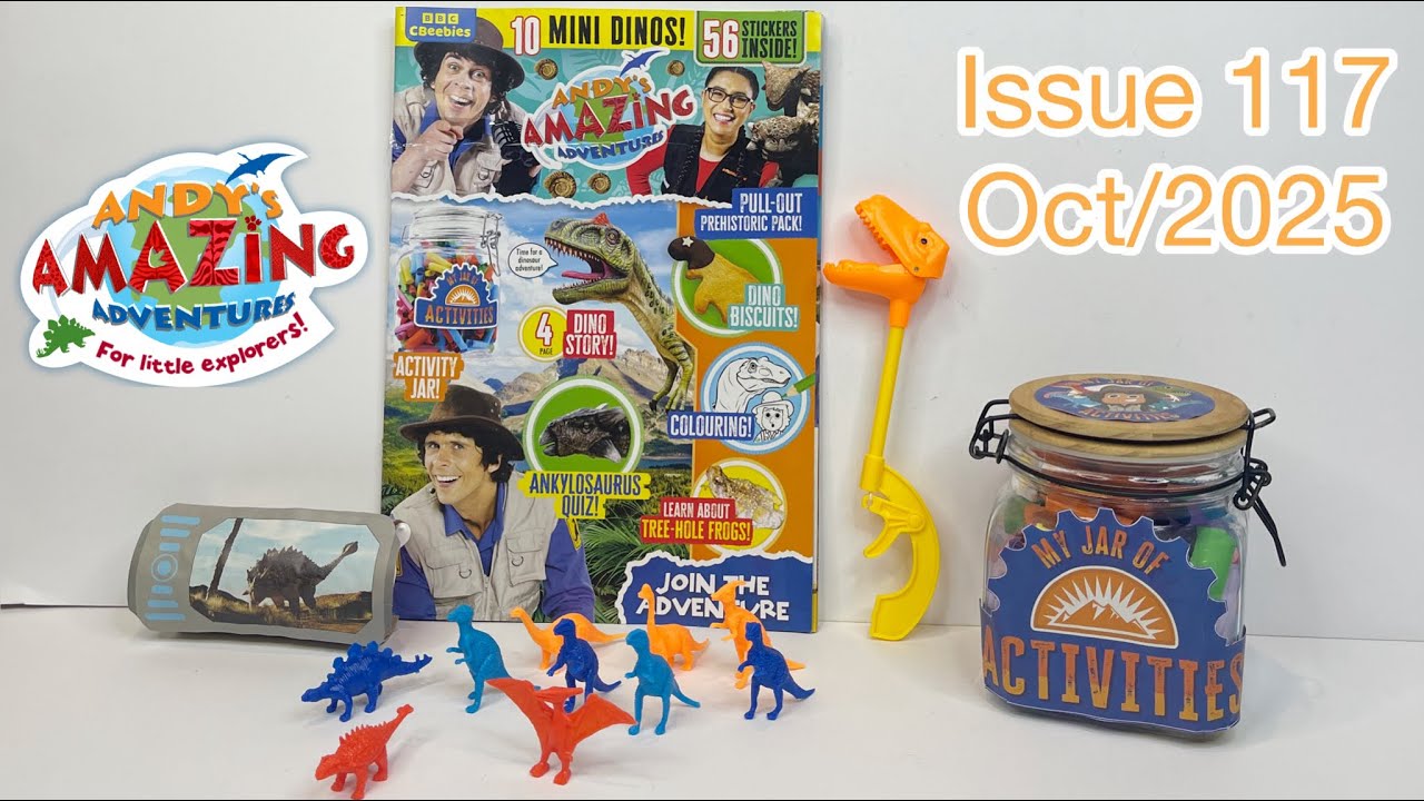 Andy’s amazing adventures magazine, issue 117, Oct/2025 with 10 mini ...